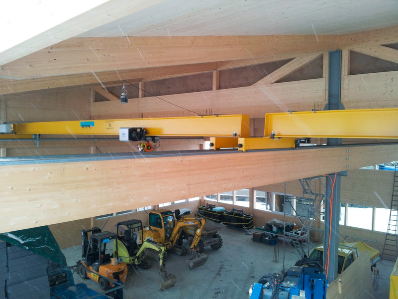 Montage zweier Brückenkrane | GERSAG Krantechnik AG - Reiden - Schweiz